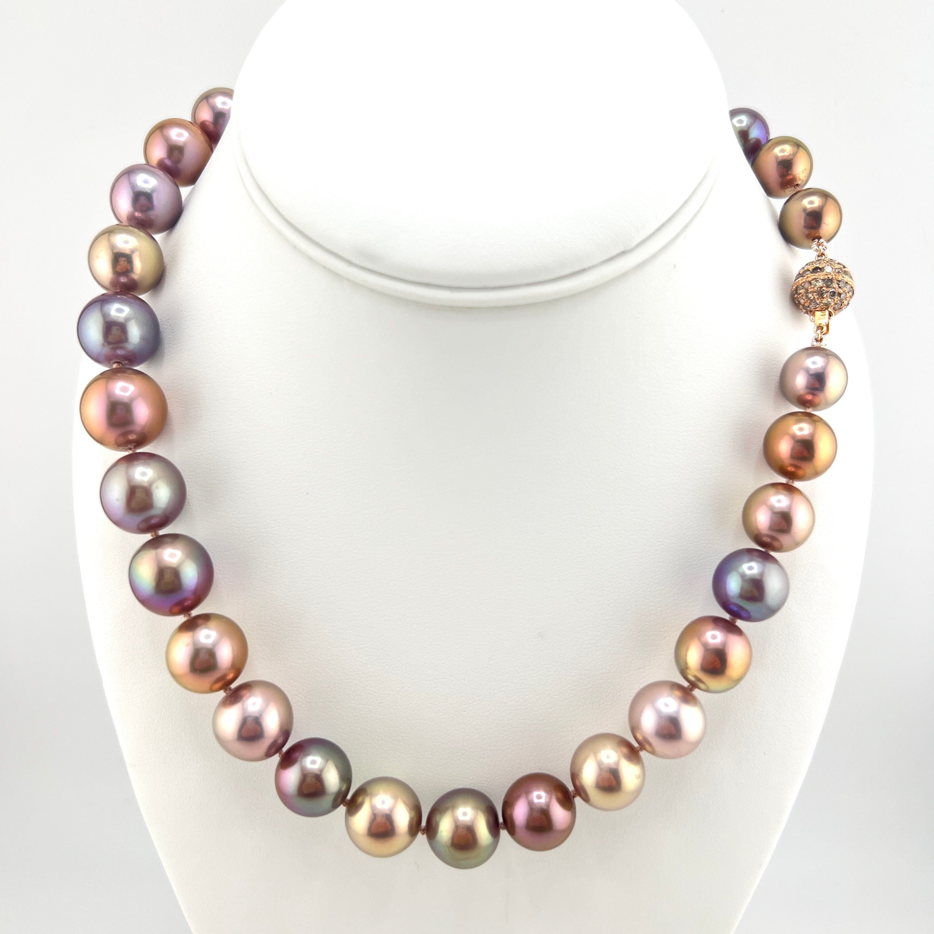 14k Diamond Edison Pearl Necklace – Matt Harris Designs
