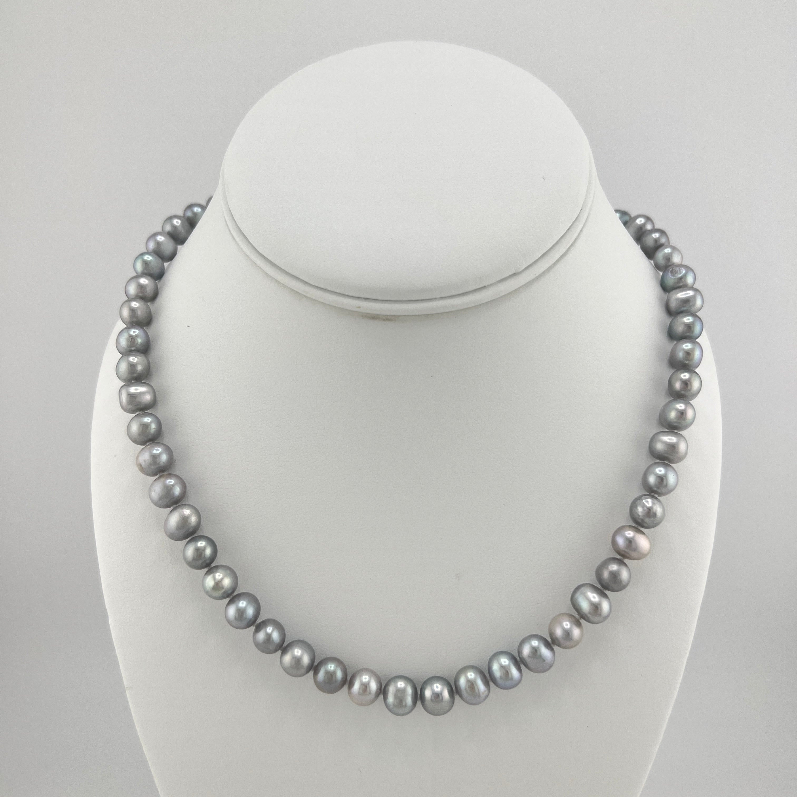 Grey Freshwater Pearl Necklace – Matt Harris Designs